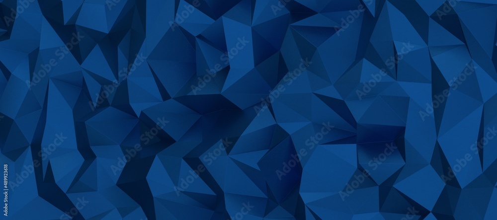 Geometric blue ice low poly background Stock Illustration | Adobe Stock