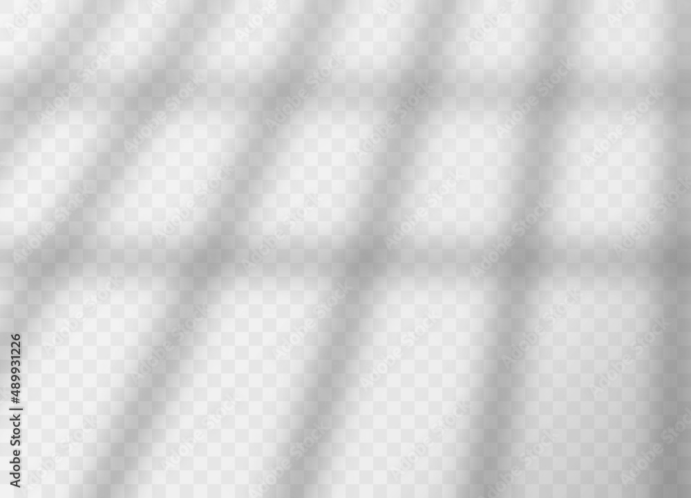 Shadow overlay effect background. Shadow of window frame and soft light ...