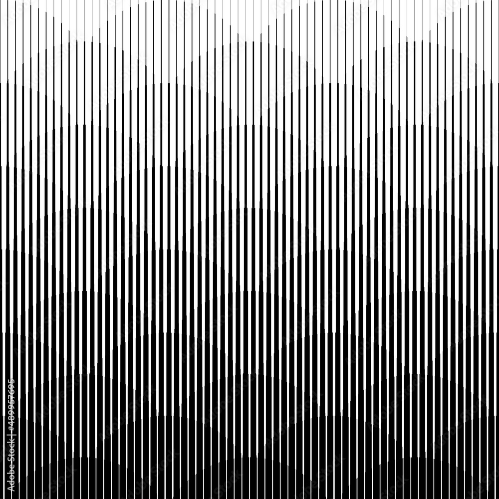 Horizontal line pattern. From thin line to thick. Parallel stripe ...