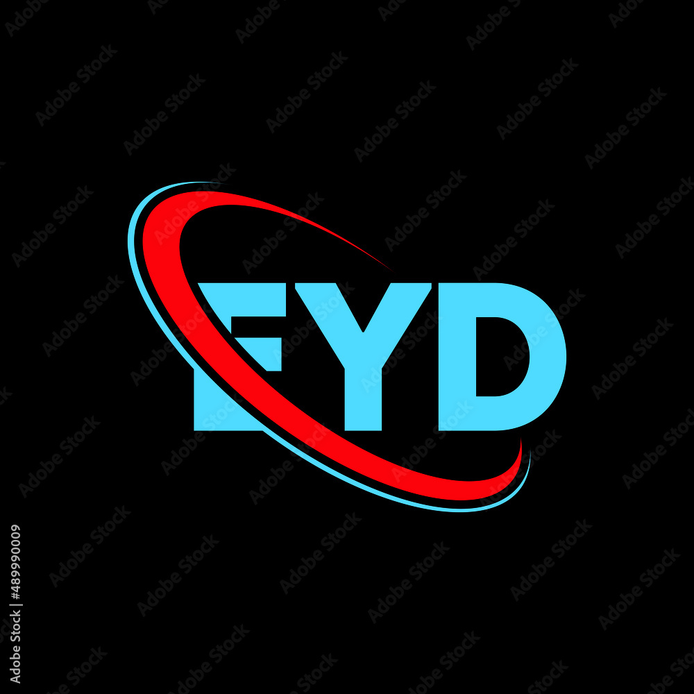 EYD logo. EYD letter. EYD letter logo design. Initials EYD logo linked ...