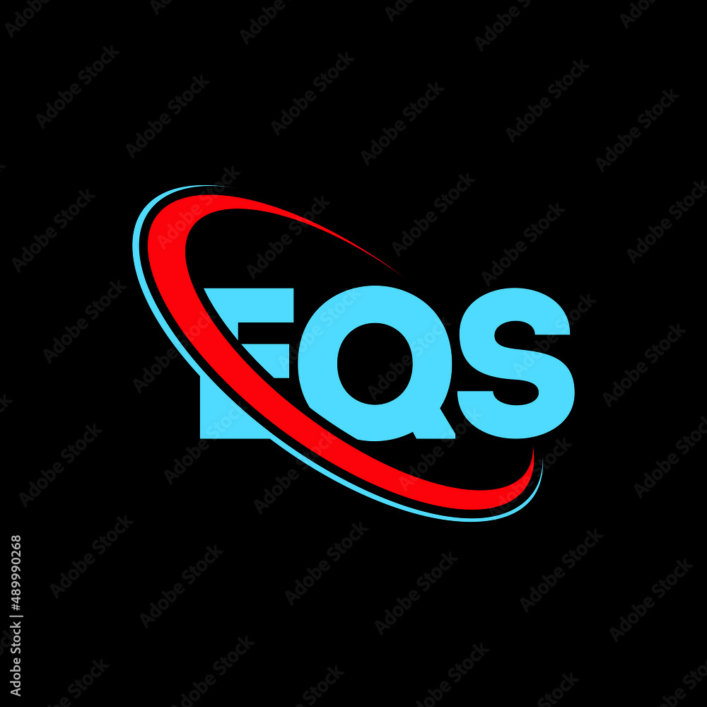 EQS logo. EQS letter. EQS letter logo design. Initials EQS logo linked ...