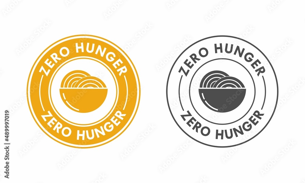 Zero Hunger - Sustainable development goals Stock Vector | Adobe Stock