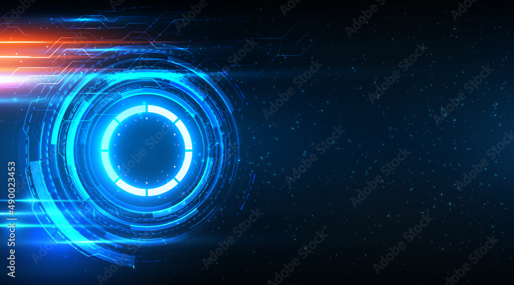 Technology background Hi-tech communication concept innovation abstract ...