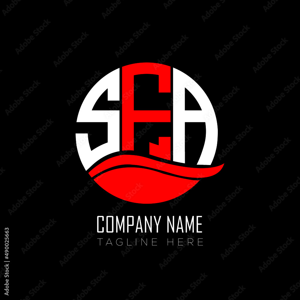 SFA logo monogram isolated on circle element design template, SFA ...