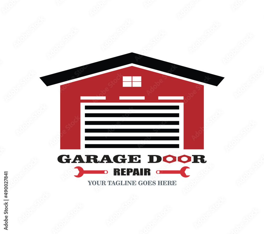 garage building logo design vector inspiration Stock Vector | Adobe Stock