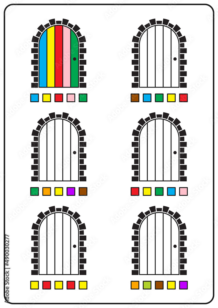 Coloring pages, educational games for children, preschool activities ...