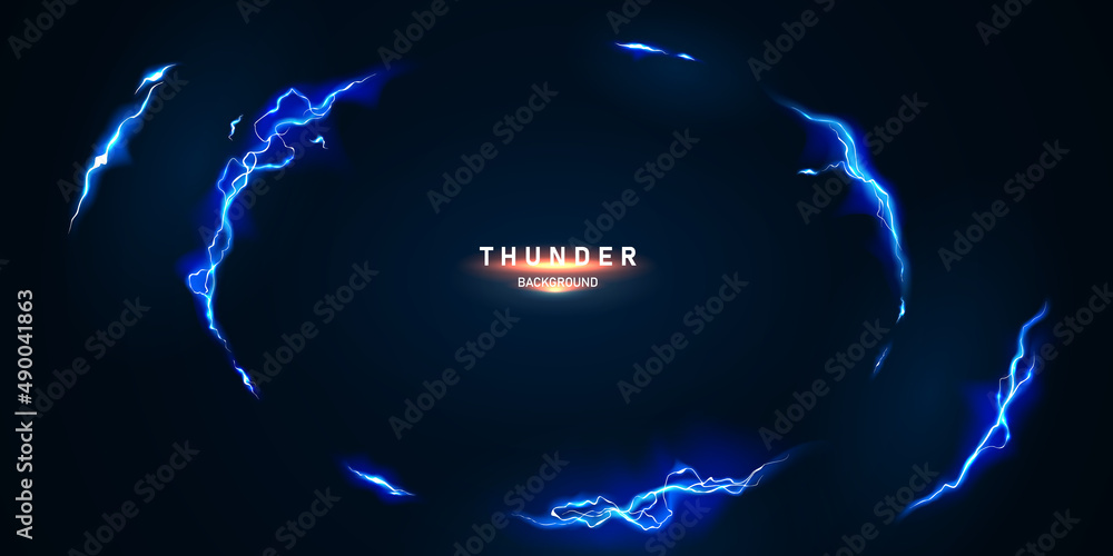 lightning light effect background realistic flash with lightning ...