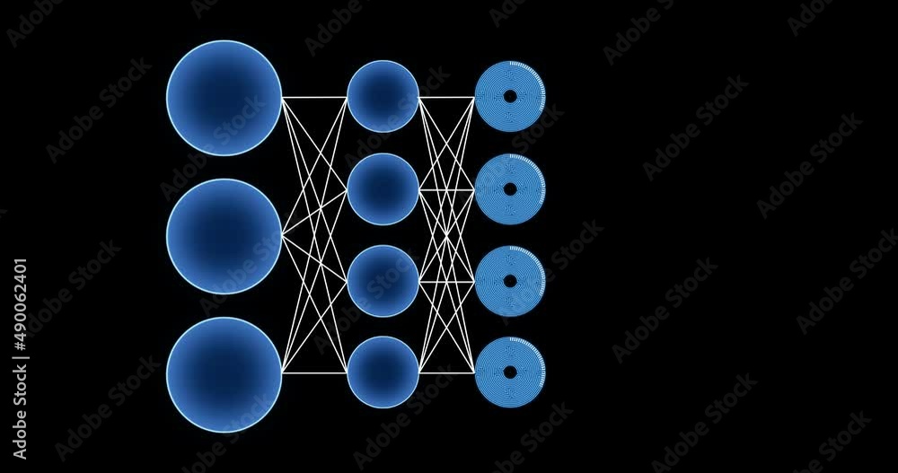Flowchart Of Computer Neural Network Data Propagation Simple Schematic