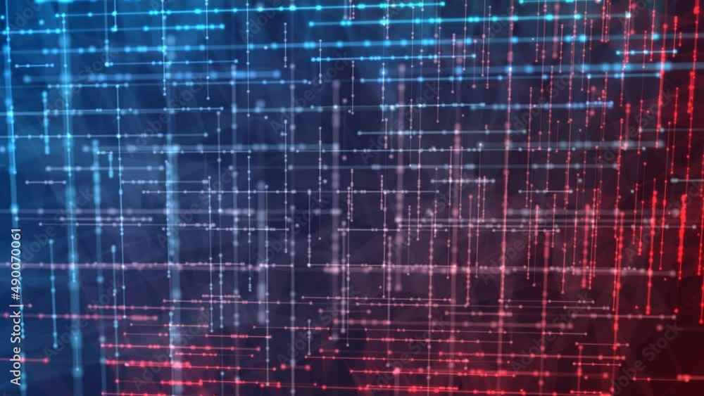 Animated background technology . Design a moving maze of fire and ice ...