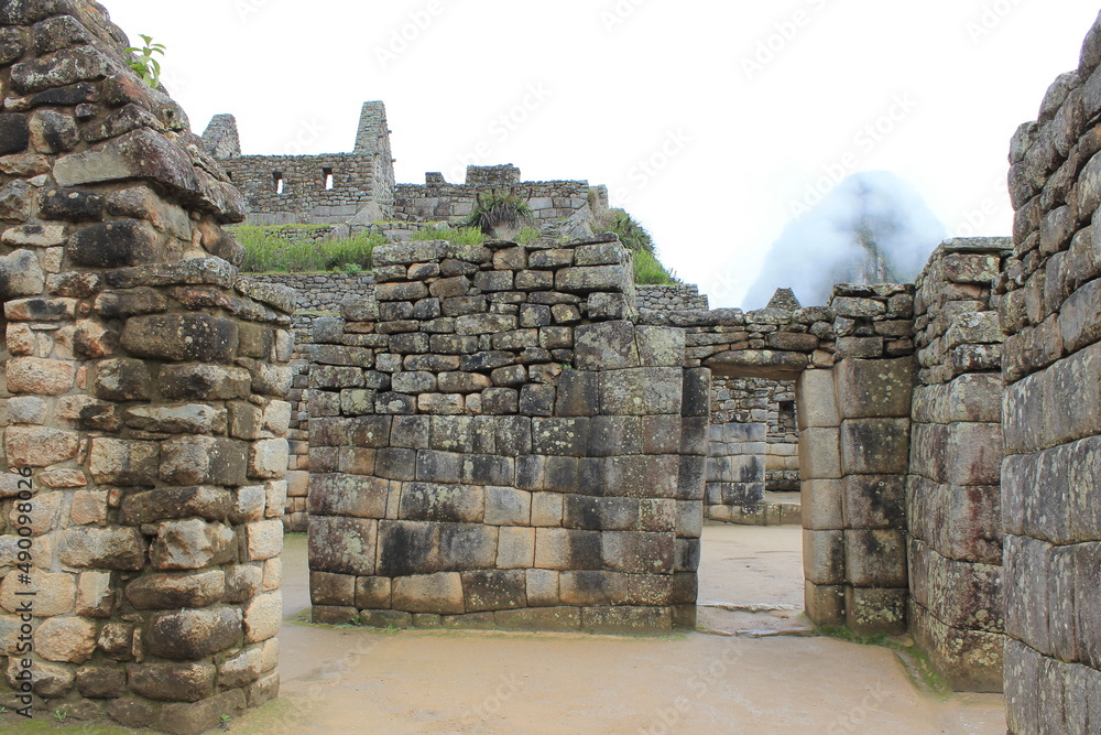 Interior de Machupicchu, escaleras Terrazas machu picchu, las 7 ...