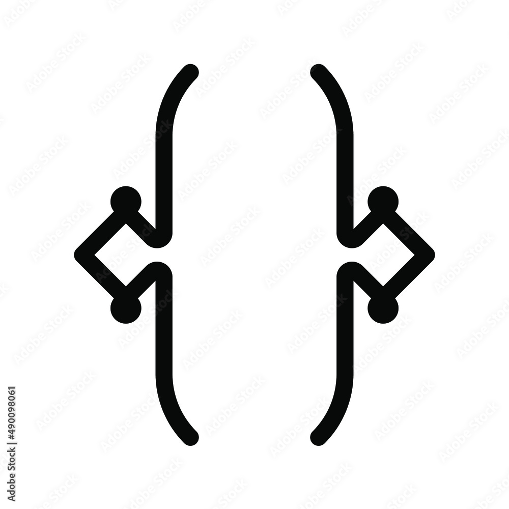Parentheses Icon. Bracket, Curly, Brace, Punctuation Symbol - Vector ...