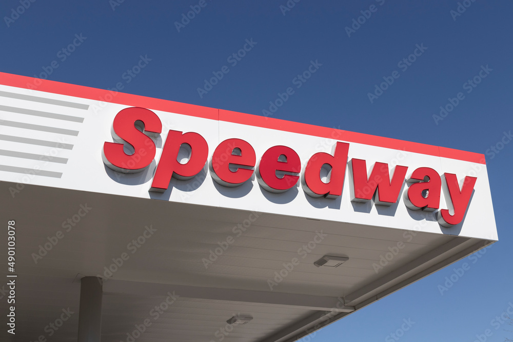 Speedway gas and fuel logo. Speedway is the official fuel of the NTT ...
