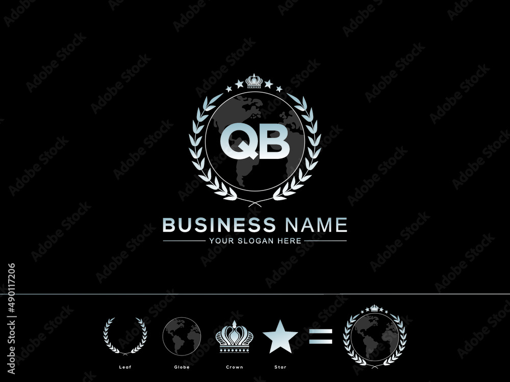Creative QB Letter logo, Vintage and Monogram qb Log Letter with ...