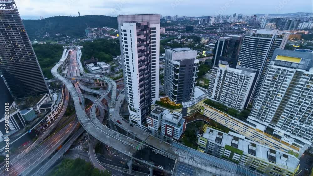 Timelapse footage of Dash Highway ( Damansara Shah Alam Elevated ...