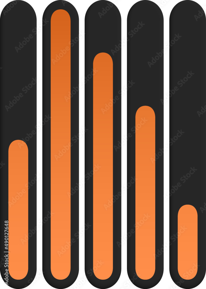 Neumorphism style element. Modern website or mobile app design ...
