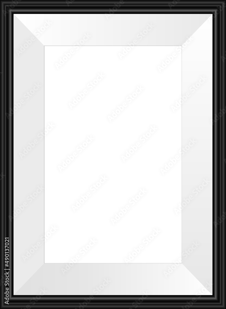 Frame realistic mock up. Template for your design. Framing for drawing ...