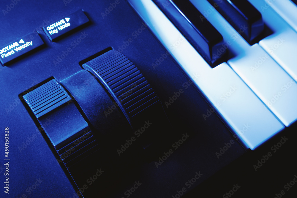 Poster Pitch and Modulation Wheels of Midi Controller – Wall Art ...