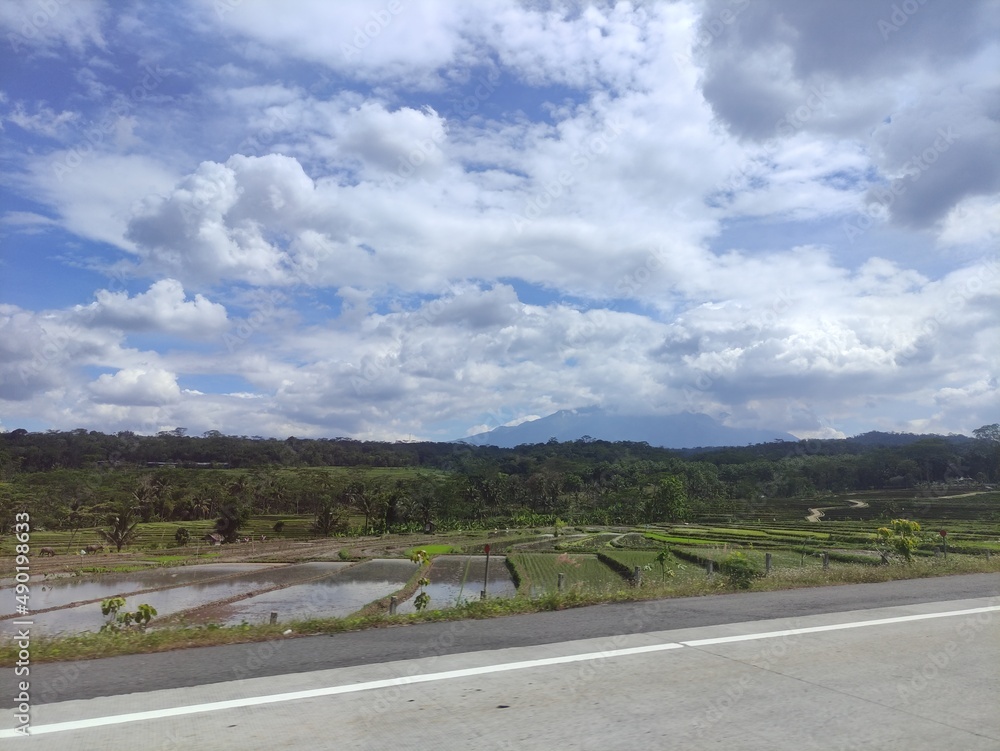 Trans Java toll road infrastructure that connects the cities of Jakarta ...