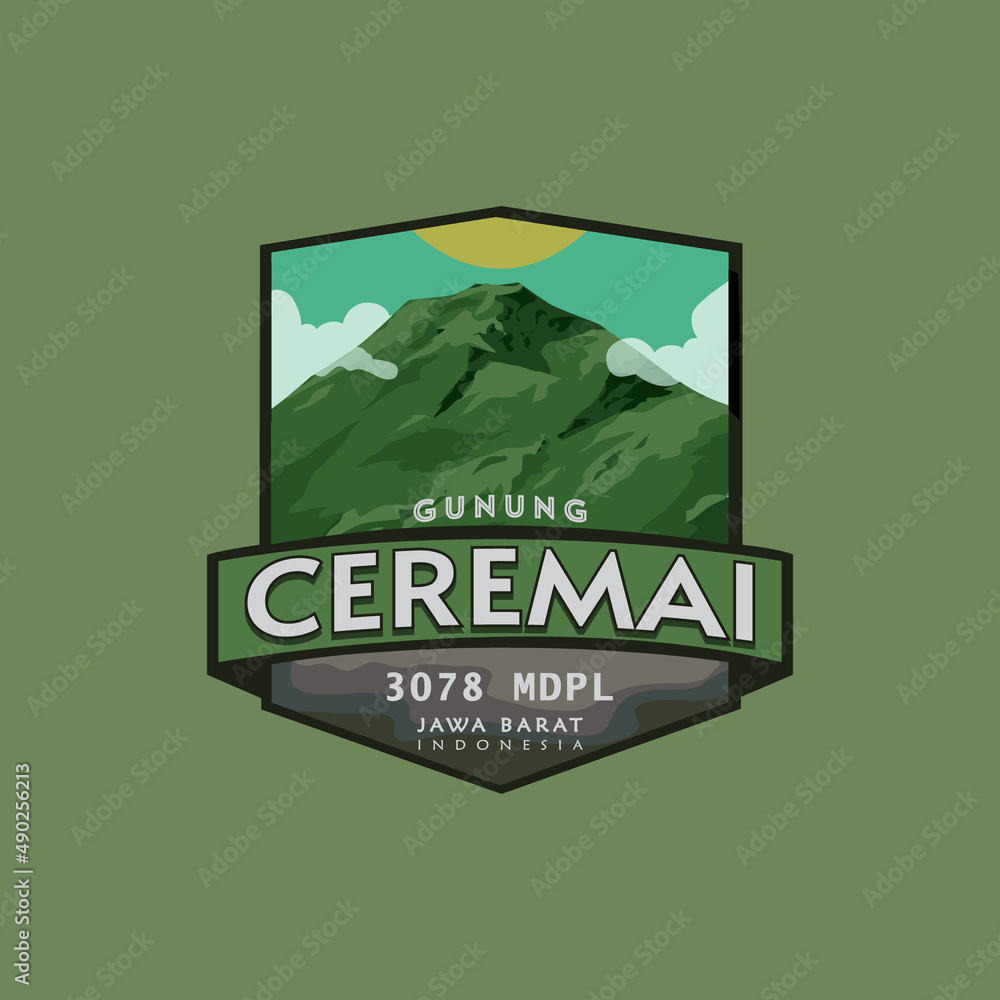 Mountain Logo. The mountain originating from Indonesia (West Java) is ... Mountain Logo. The mountain originating from Indonesia (West Java) is ...