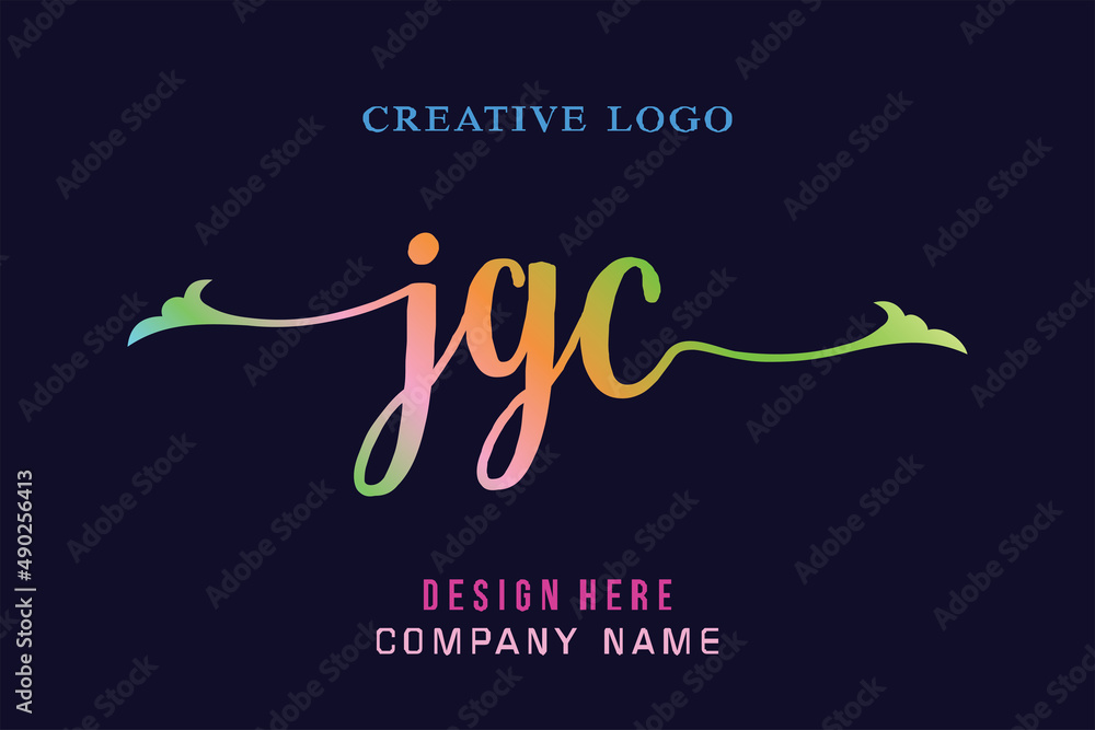 JGC lettering logo is simple, easy to understand and authoritative ...