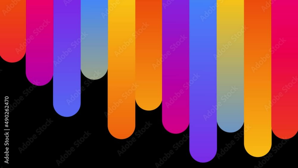 Vibrant Gradient Transition Wipe With Alpha Matte for Transparency ...