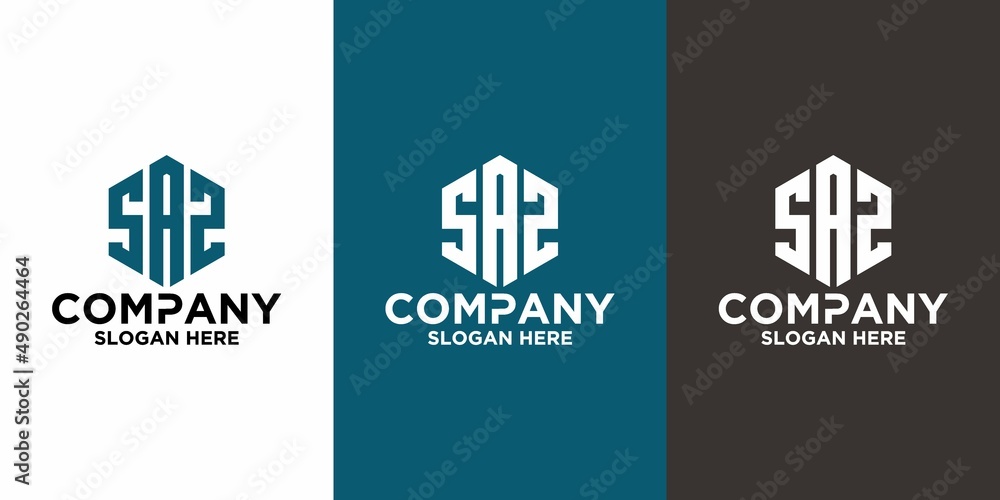 Initial letter S A S logo vector design template Stock Vector | Adobe Stock