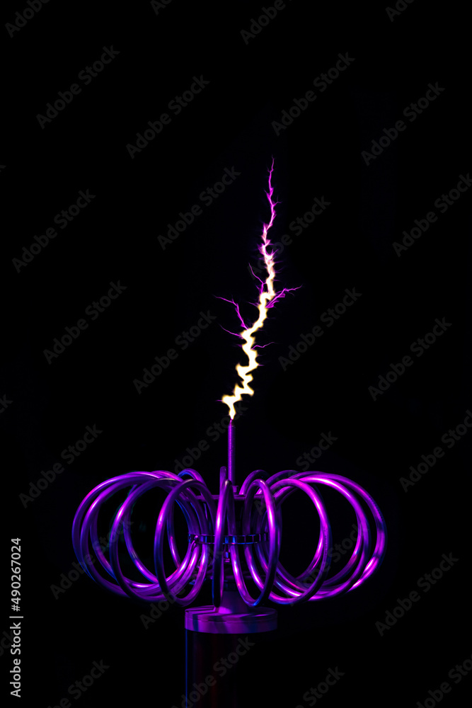 faraday , Tesla Coil, Experiments and Induction of Electric Current ...