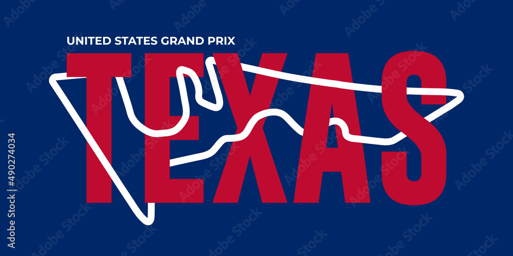 Texas grand prix race track. circuit for motorsport and autosport ...