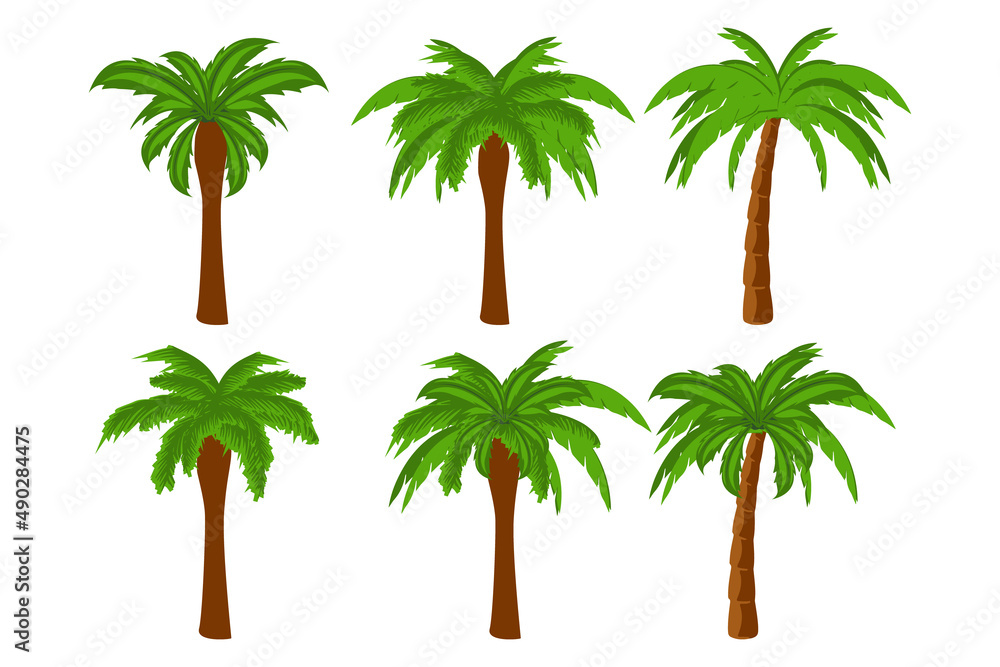 cute palm tree shape illustration Stock Vector | Adobe Stock
