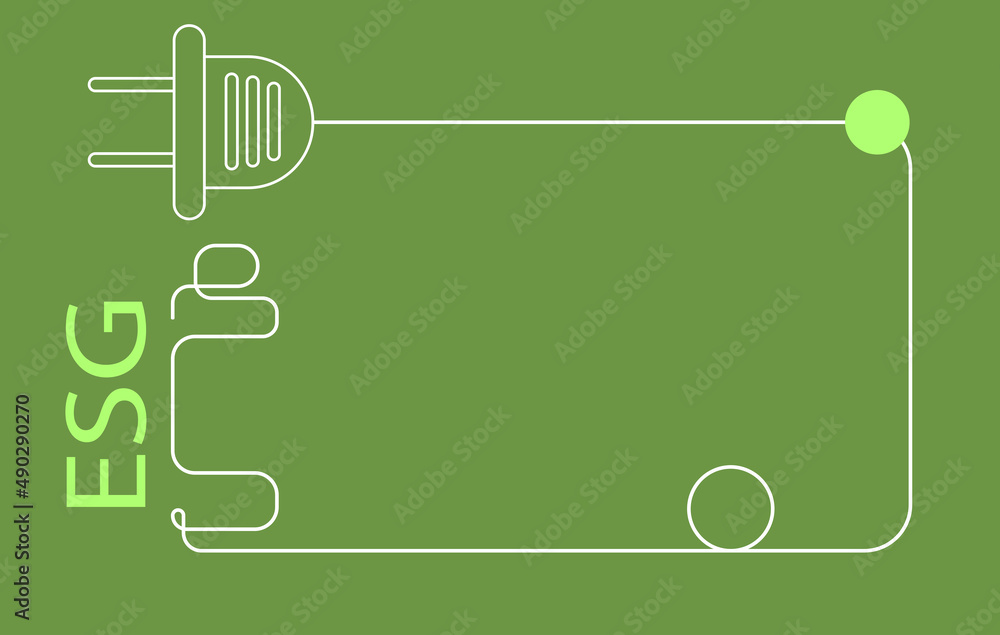 Poster design for sustainable living. ESG, green energy and sustainable ...
