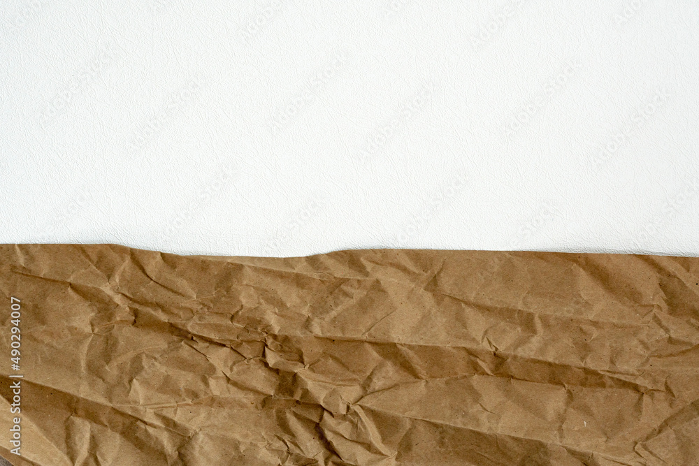 paper on light, white background.Crumpled Paper Wallpaper.crumpled ...