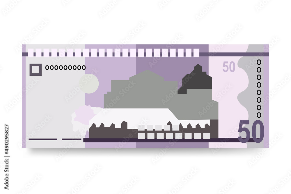 Dominican Peso Vector Illustration. Dominican Republic money set bundle ...