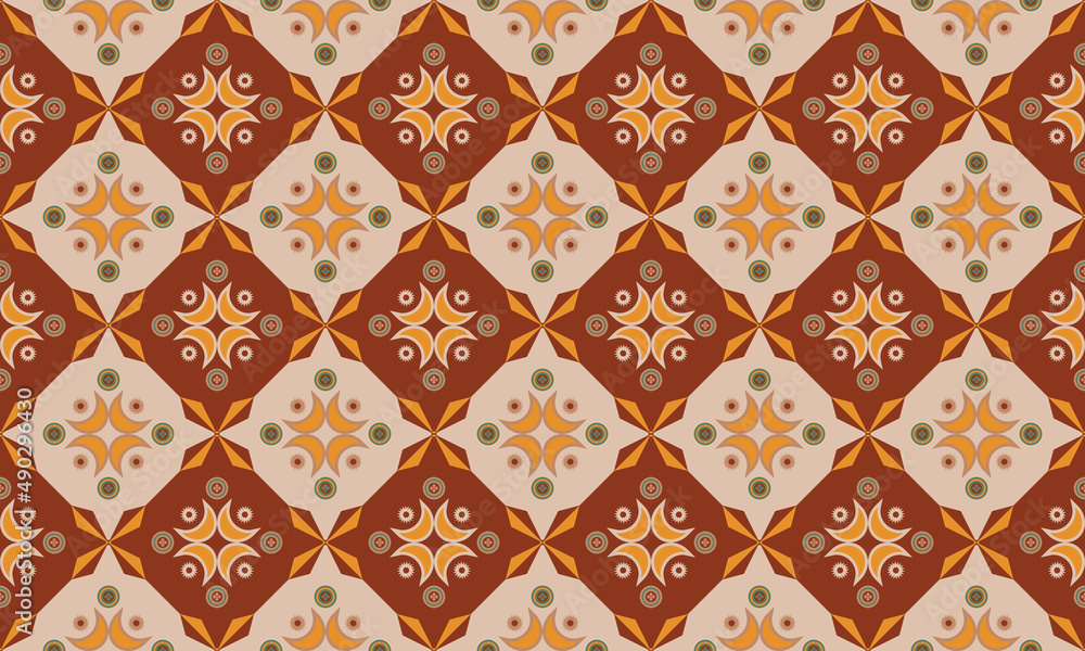 Oriental ethnic seamless pattern. Traditional design for paper ...