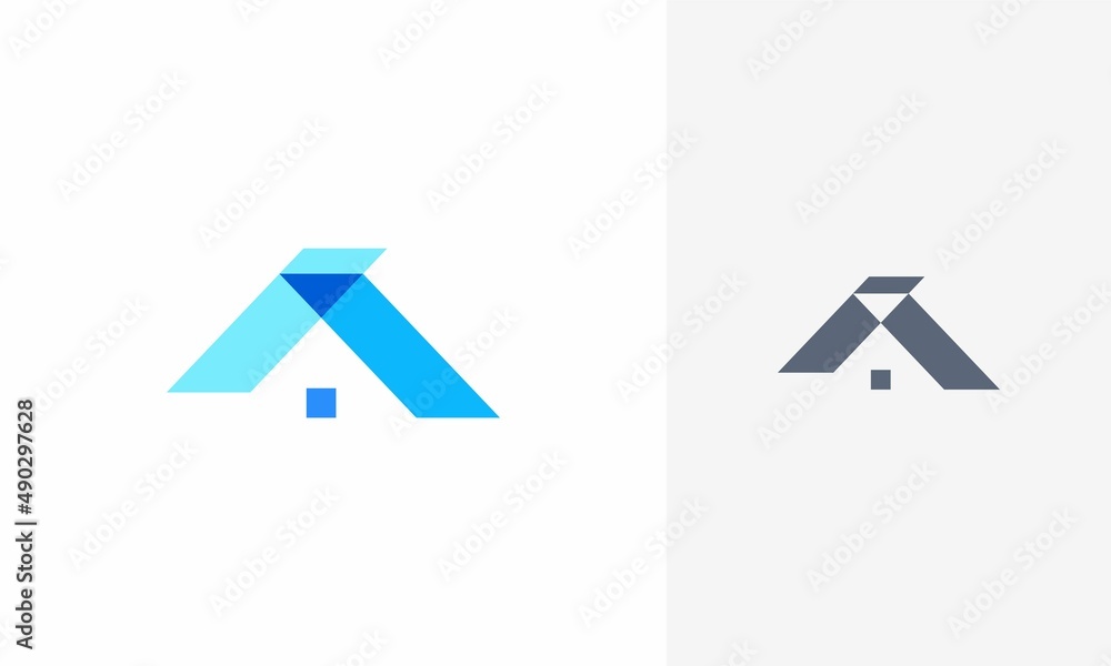 roofing logo design. roofing icon, logo design template Stock Vector ...