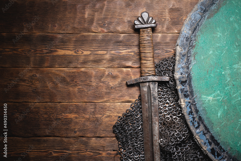 Medieval Shield Wallpaper