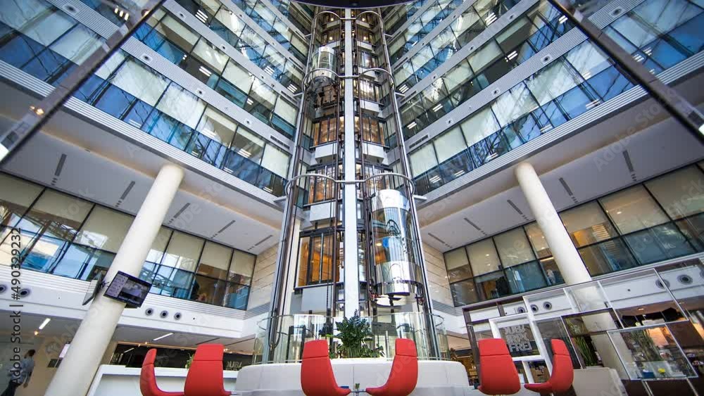 Vidéo Stock High speed elevators - Time lapse | Adobe Stock