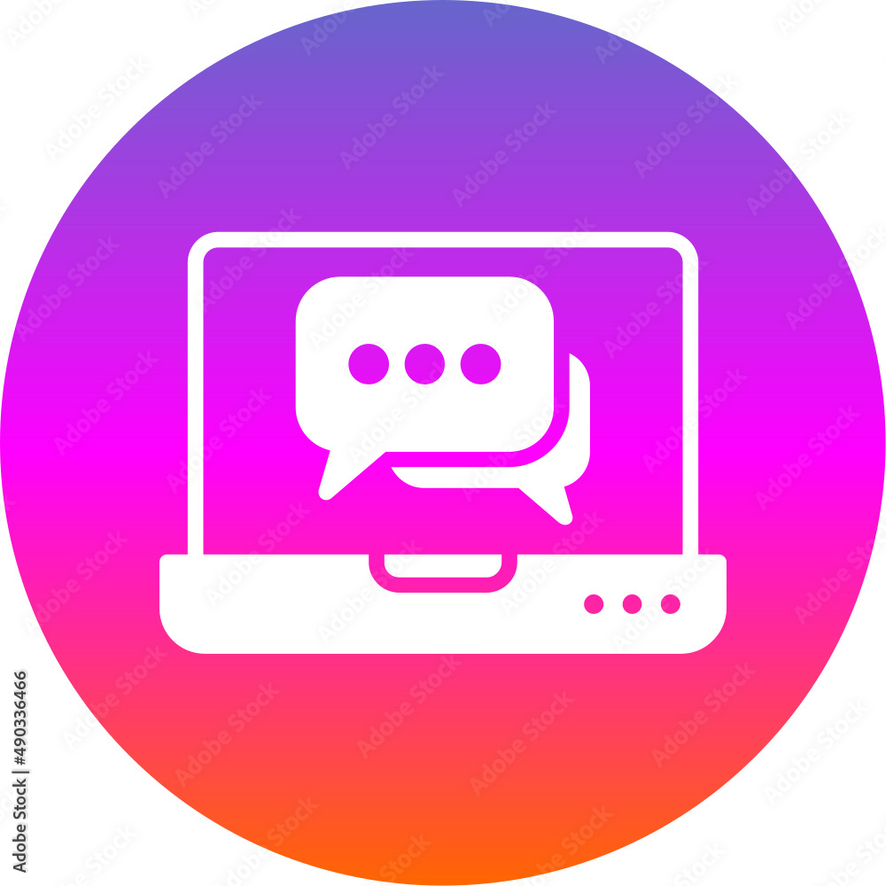 Chatbot Icon Stock Vector | Adobe Stock