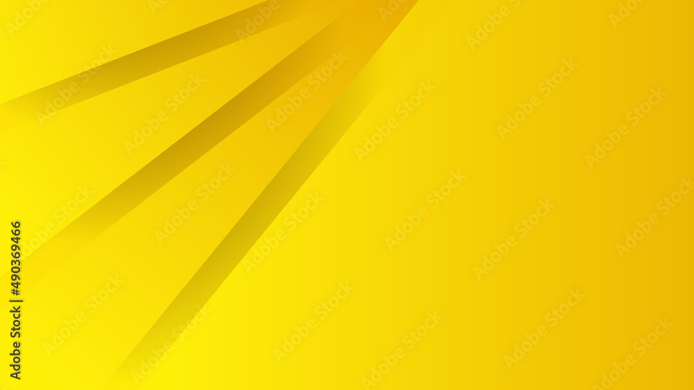 Modern yellow abstract presentation background. Vector illustration ...