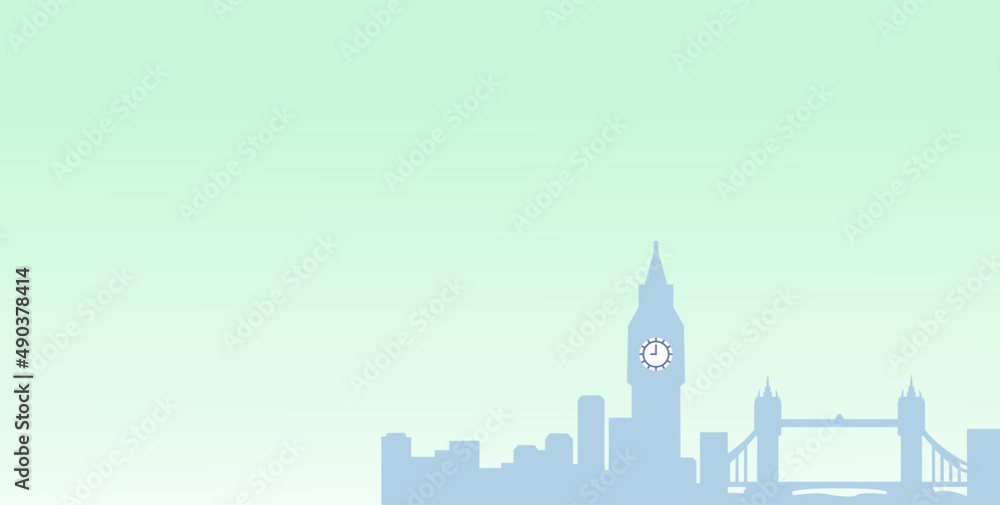 Vecteur Stock city background with objects like bridges and big bang ...