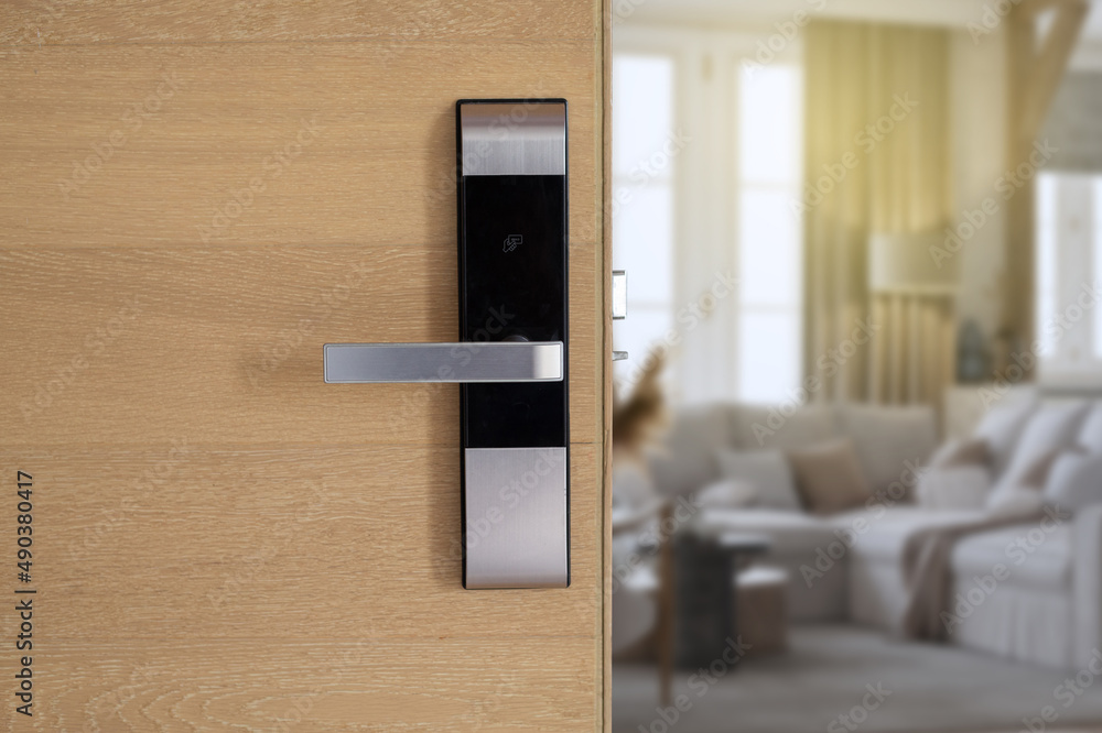 Digital Door handle or Electronics knob for access to room security ...