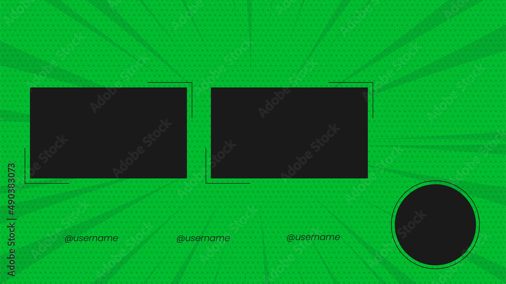 Youtube End Screen Template. Youtube Video Template, background, Outro ...