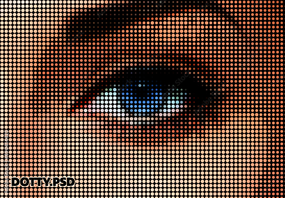 Dots Effect Stock Template | Adobe Stock