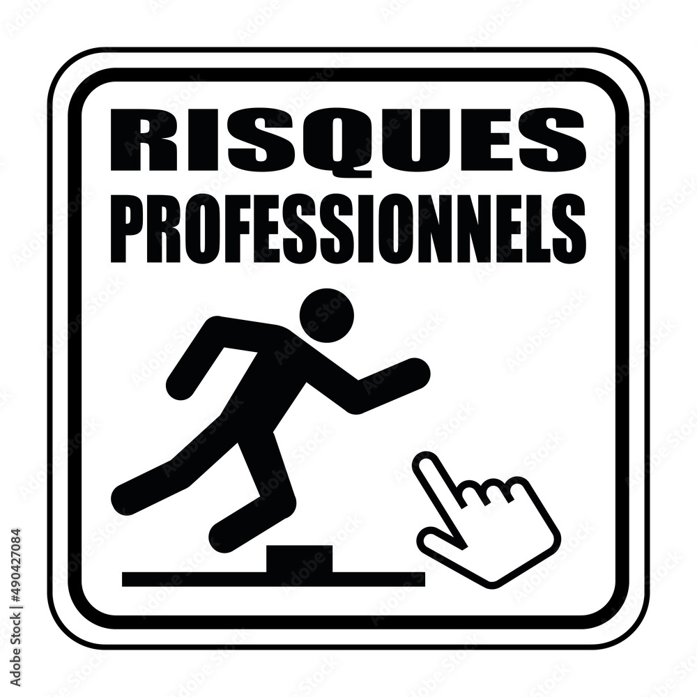 Logo risques professionnels. Stock Vector | Adobe Stock