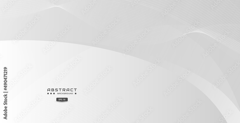 white abstract background with round shape, for banners, certificates ...