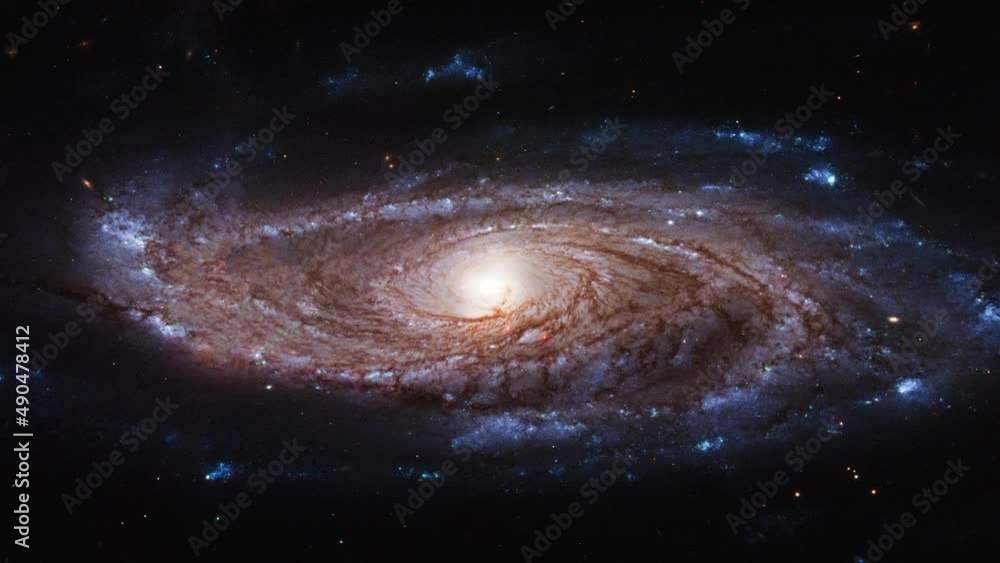 Modeling the expansion and motion of SPIRAL GALAXY UGC 2885. image taken by the Hubble telescope ...