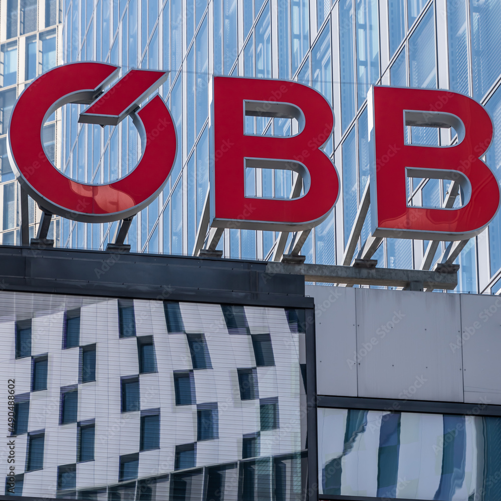 ÖBB Logo - Österreichische Bundesbahnen Stock Photo | Adobe Stock