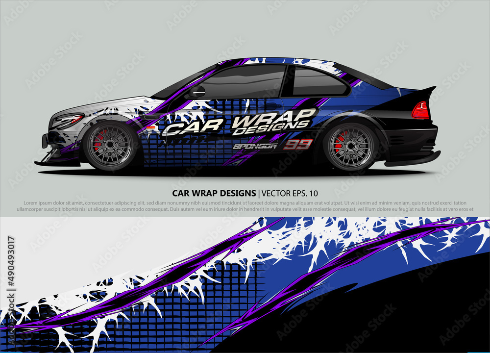 car graphic background vector. abstract lines vector with modern ...