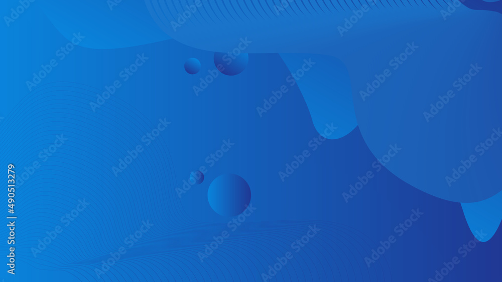 Modern blue abstract presentation background. Vector illustration Stock ...