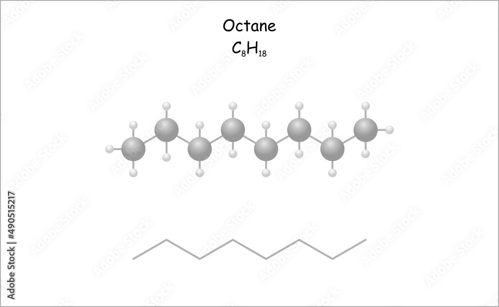 Stockvector Stylized molecule model/structural formula of the ...
