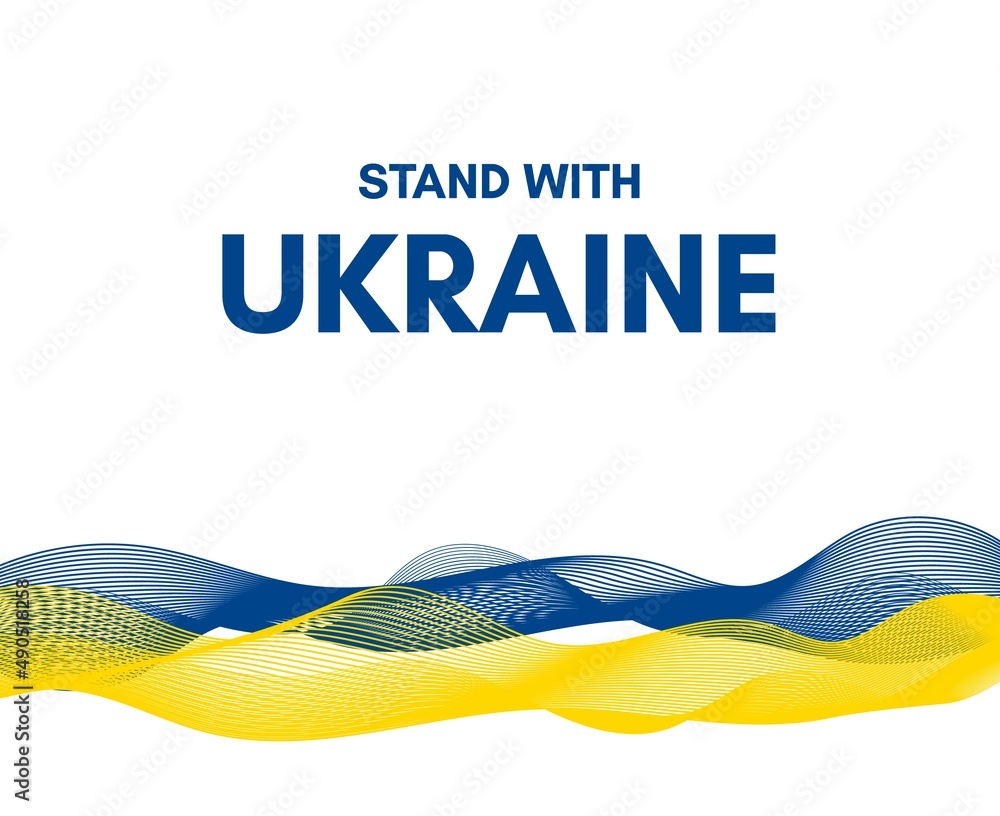 Pray for Ukraine. Crisis in Ukraine. Stop war. Vector banner ...